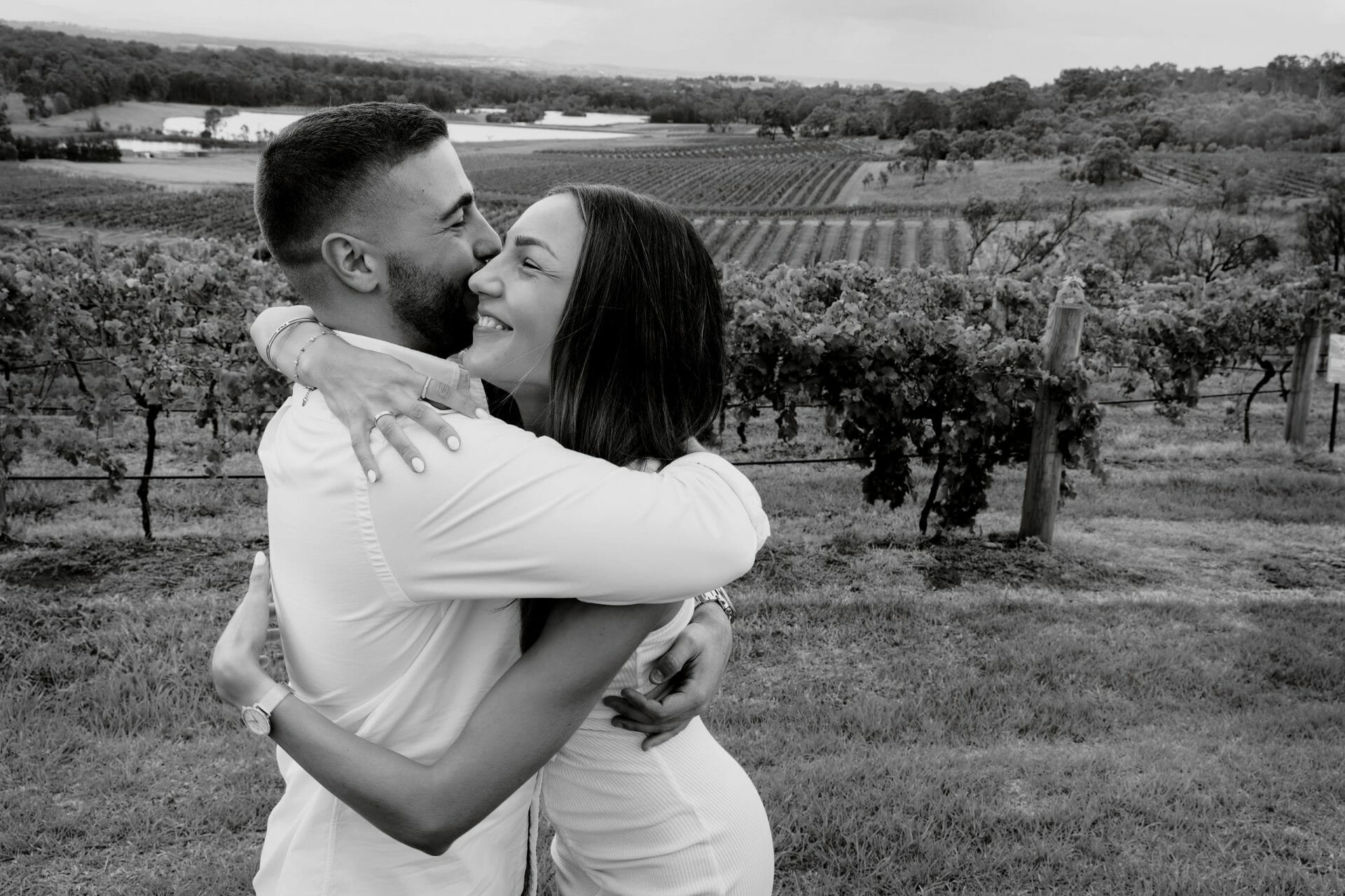 A Perfect Proposal At Audrey Wilkinson Vineyard: Jordan And Steph's ...
